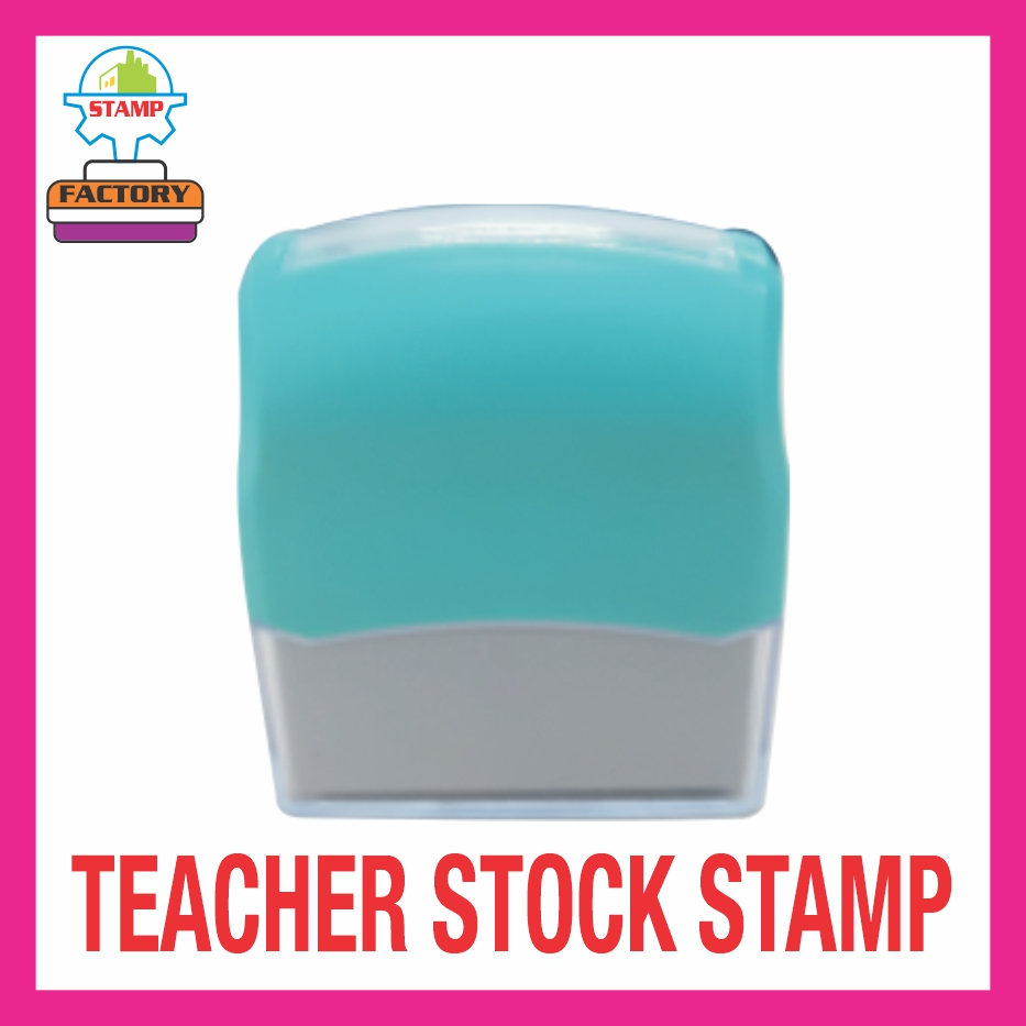 Stamp Chop Self Inking Stock Stamp Teacher Stamp Pre-Ink Teacher Stamp Cop Cikgu Cop Guru ...