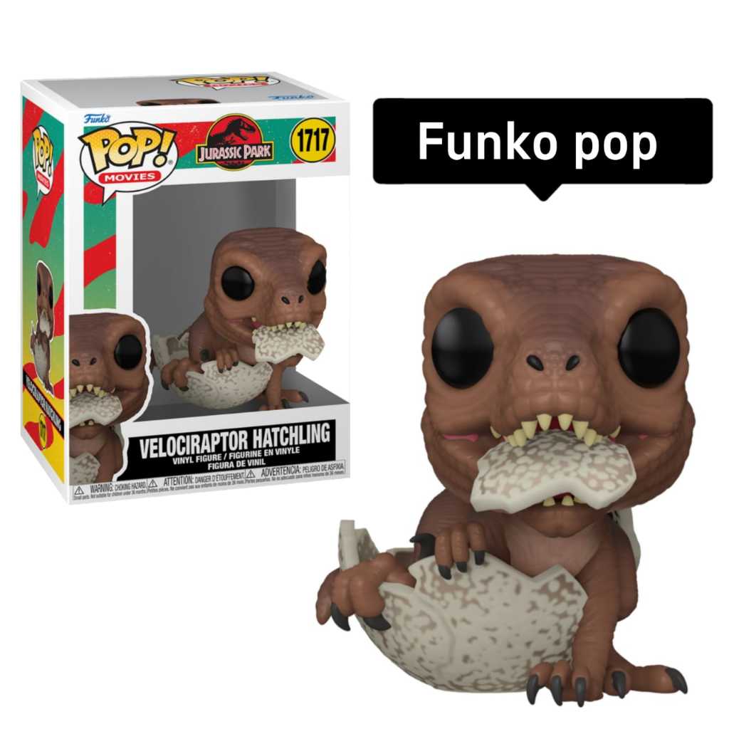 Original Funko Pop! Movies Jurassic Park 1717 Velociraptor Hatchling ...
