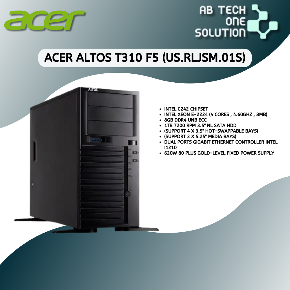 Acer Altos Server T310 F5 (US.RLJSM.01S) | Shopee Malaysia