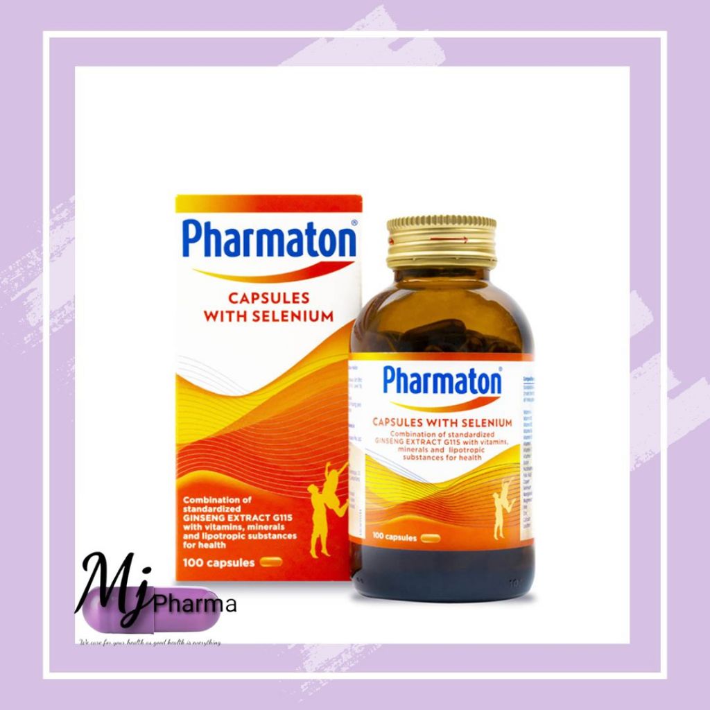 Pharmaton Capsules with Selenium 100 capsules ginseng energy tenaga multivitamin | Shopee Malaysia
