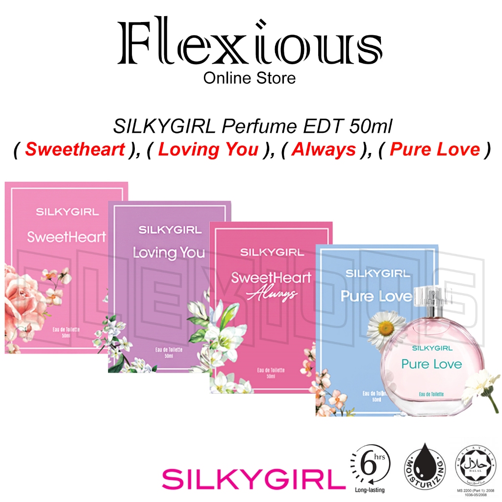 *SILKYGIRL* Perfume EDT 50ml ( SweetHeart ), ( Loving You ), ( Always ...
