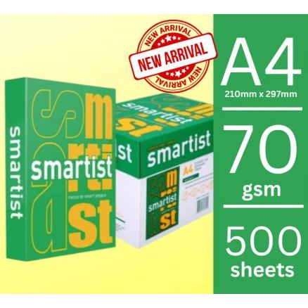 [1 Ream] Double A Manufacture- Smartist A4 Paper 70Gsm Copier Paper 500 ...
