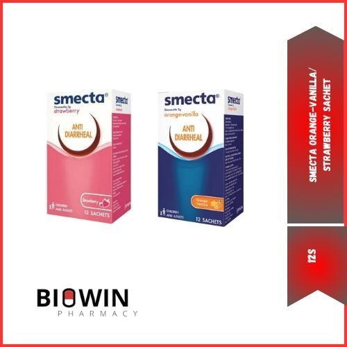 Smecta Orange-Vanilla/ Strawberry Sachet 12's | Shopee Malaysia