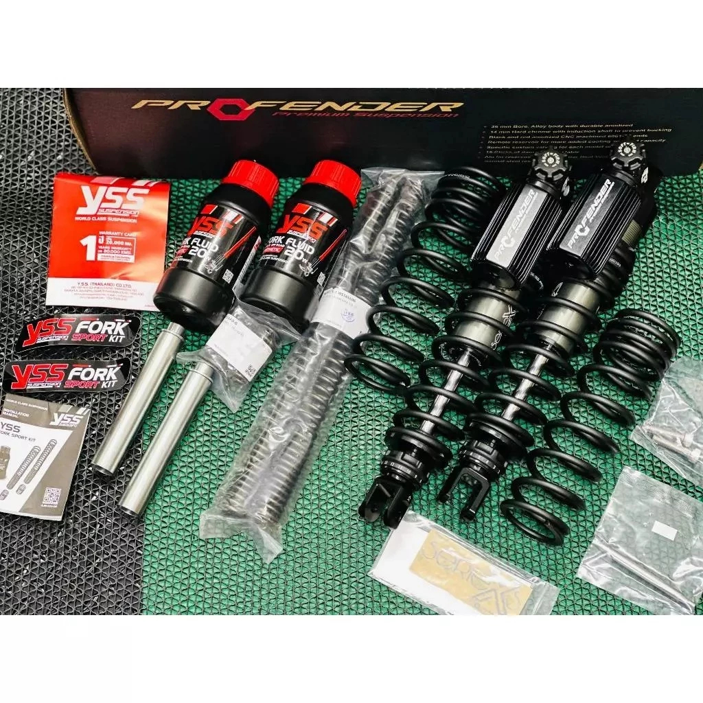 XMAX V1 V2 Bundle Deal Profender X Series Black Red 330mm 350mm YSS ...