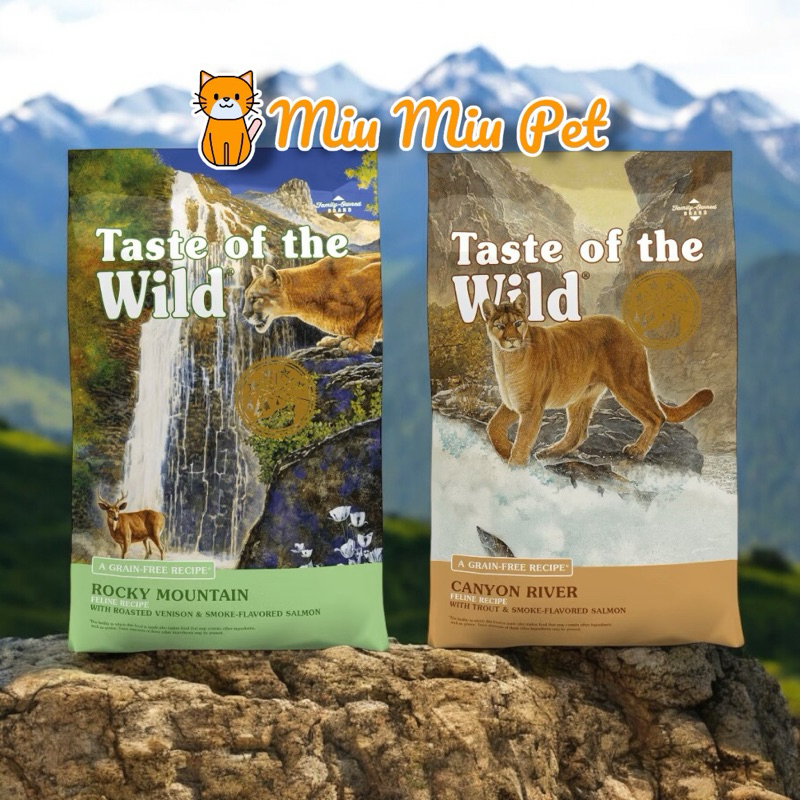TOTW TASTE OF THE WILD Rocky Mountain/Canyon River Feline Cat Food ...
