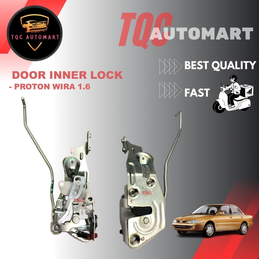PROTON WIRA 1.6 FRONT WITH BRACKET REAR DOOR INNER LOCK LATCH FRONT ...