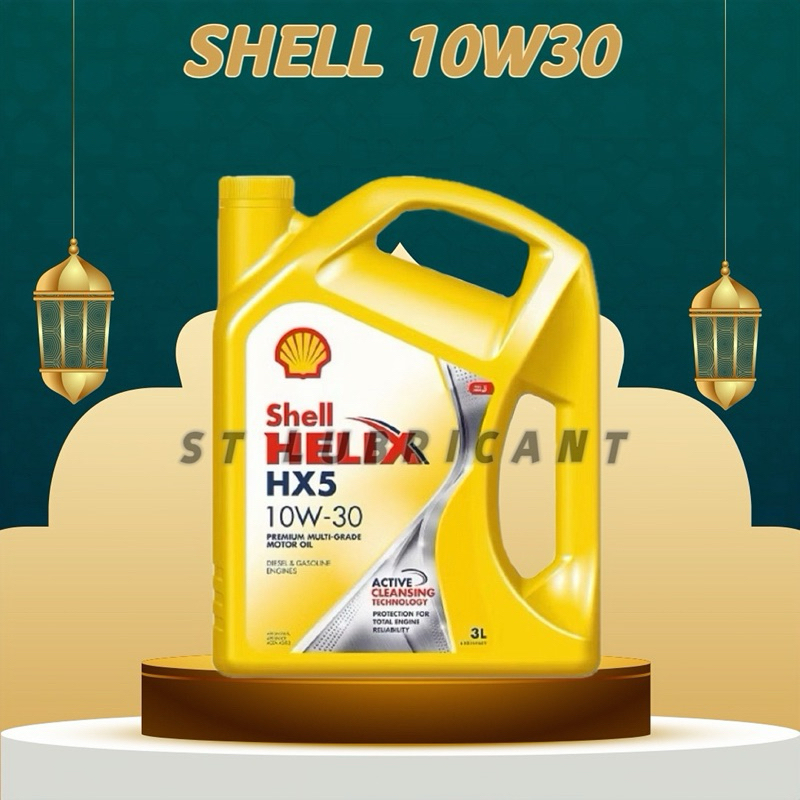 600049689 Shell Helix HX5 10w30 Semi Synthetic Engine Oil (3liter) For ...