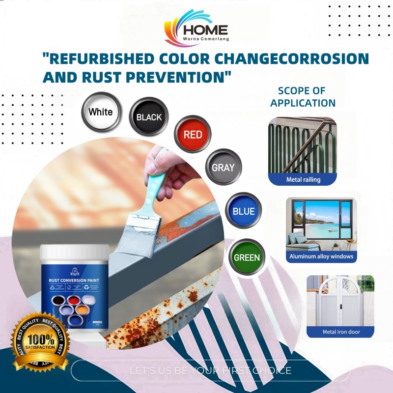 Cat Besi Anti Karat Anti Rust Paint Besi Kayu Cat Pagar Besi Rust ...
