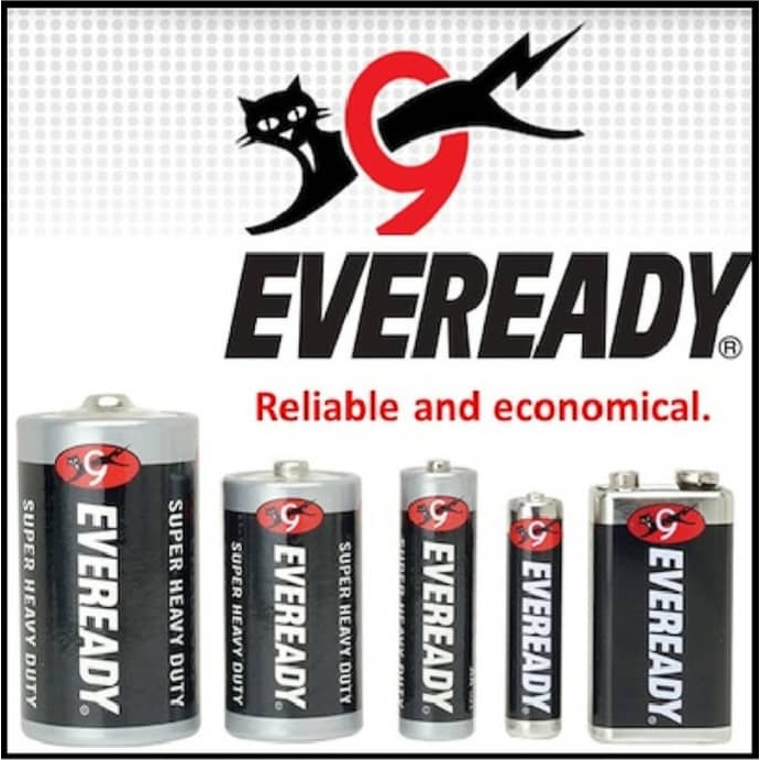 Eveready Super Heavy Duty Battery AA / AAA / C / D / 6V / 9V | Shopee ...