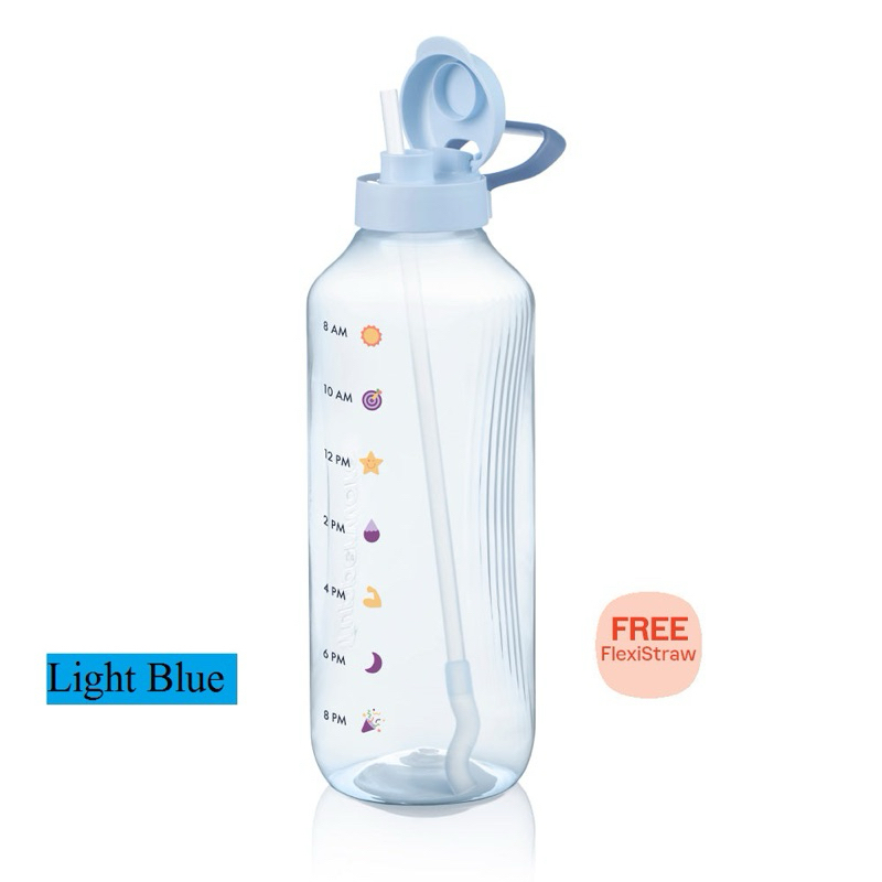 Botol Air 2 Liter Eco Bottle Tupperware 2L Kedap Udara Kedap Cecair ...