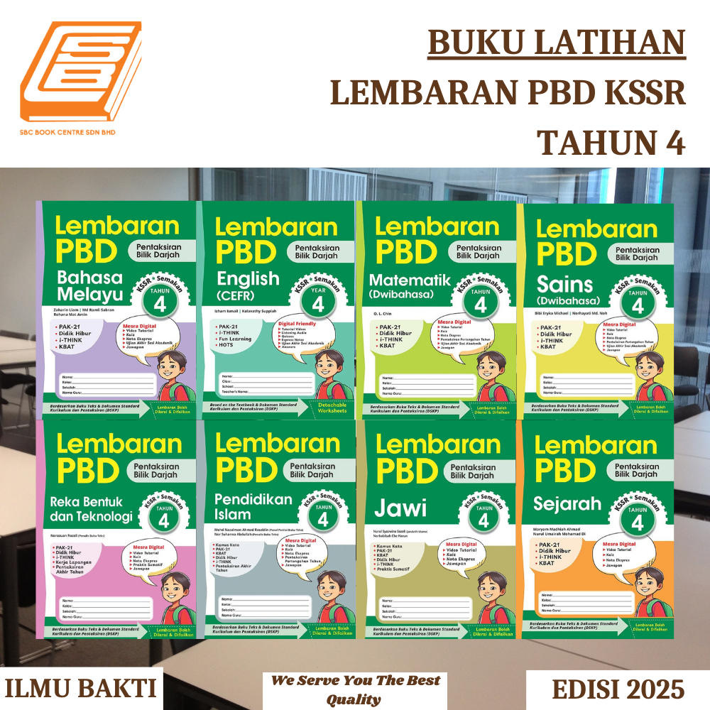 [SBCB] Buku Latihan : Lembaran PBD Tahun 4 KSSR semakan ( Ilmu Bakti ) | Shopee Malaysia