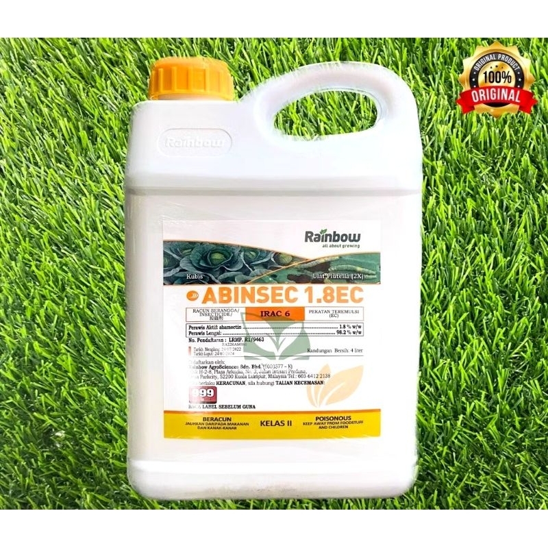 Abinsec 4Liter Same with habamec envoy Attic Agrimectin Racun Serangga ...