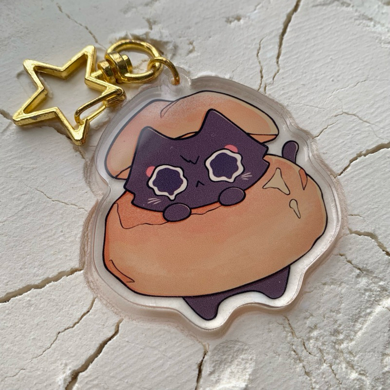 Scaramouche keychain genshin impact fan made merchandise | Shopee Malaysia