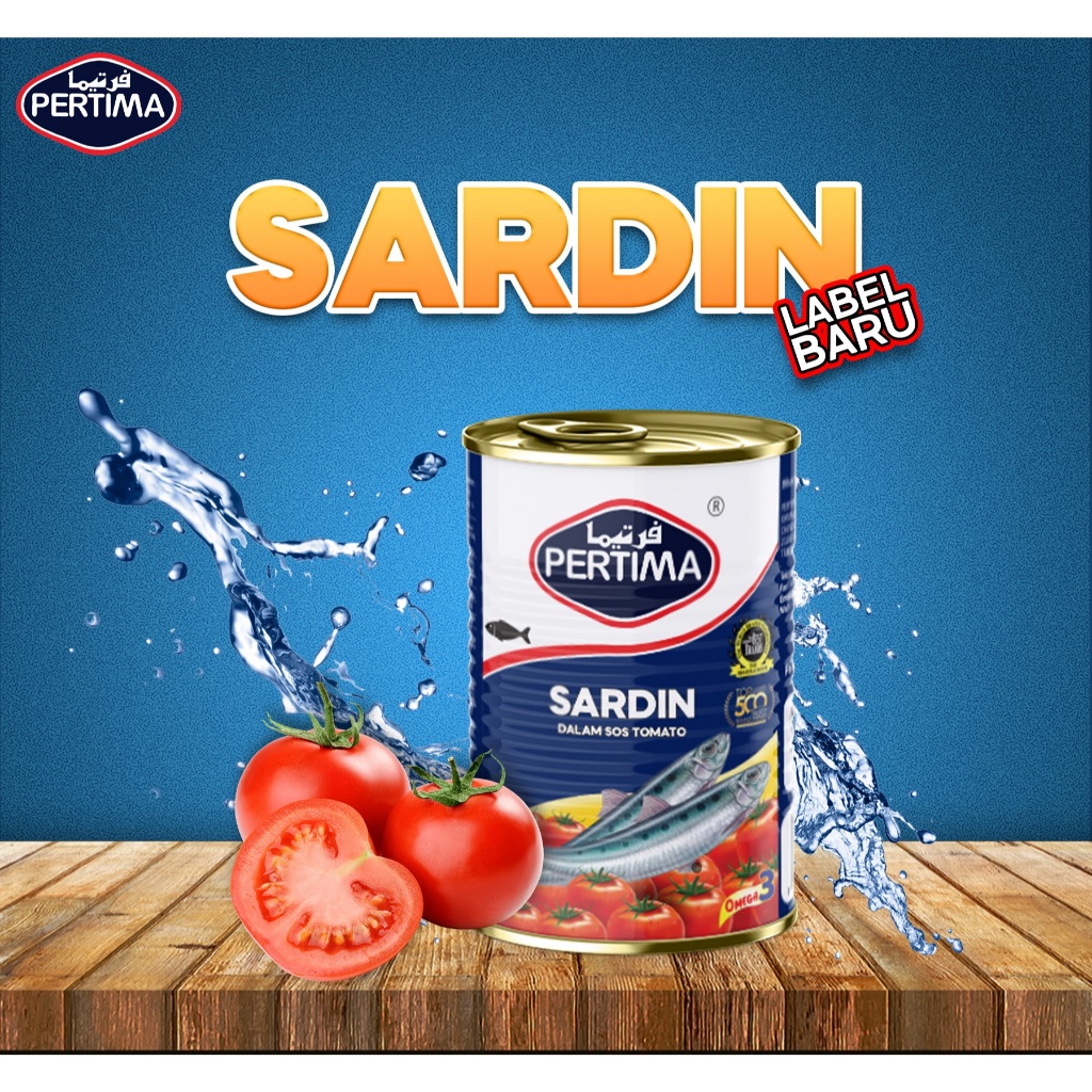 Sardin Pertima 425 gram Halal Keluaran Terengganu Product | Shopee Malaysia