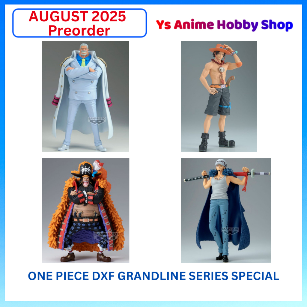 【AUGUST 2025 Preorder】 Banpresto One Piece Dxf Grandline Series Special ACE LAW MARSHALL D TEACH ...