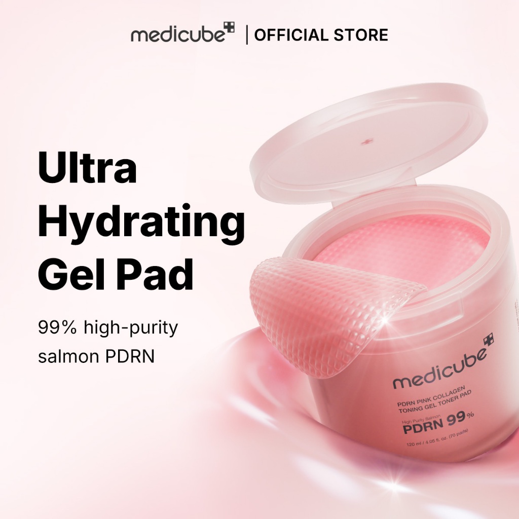 [medicube official] PDRN Pink Collagen Toning Gel Toner Pad 70 pads ...