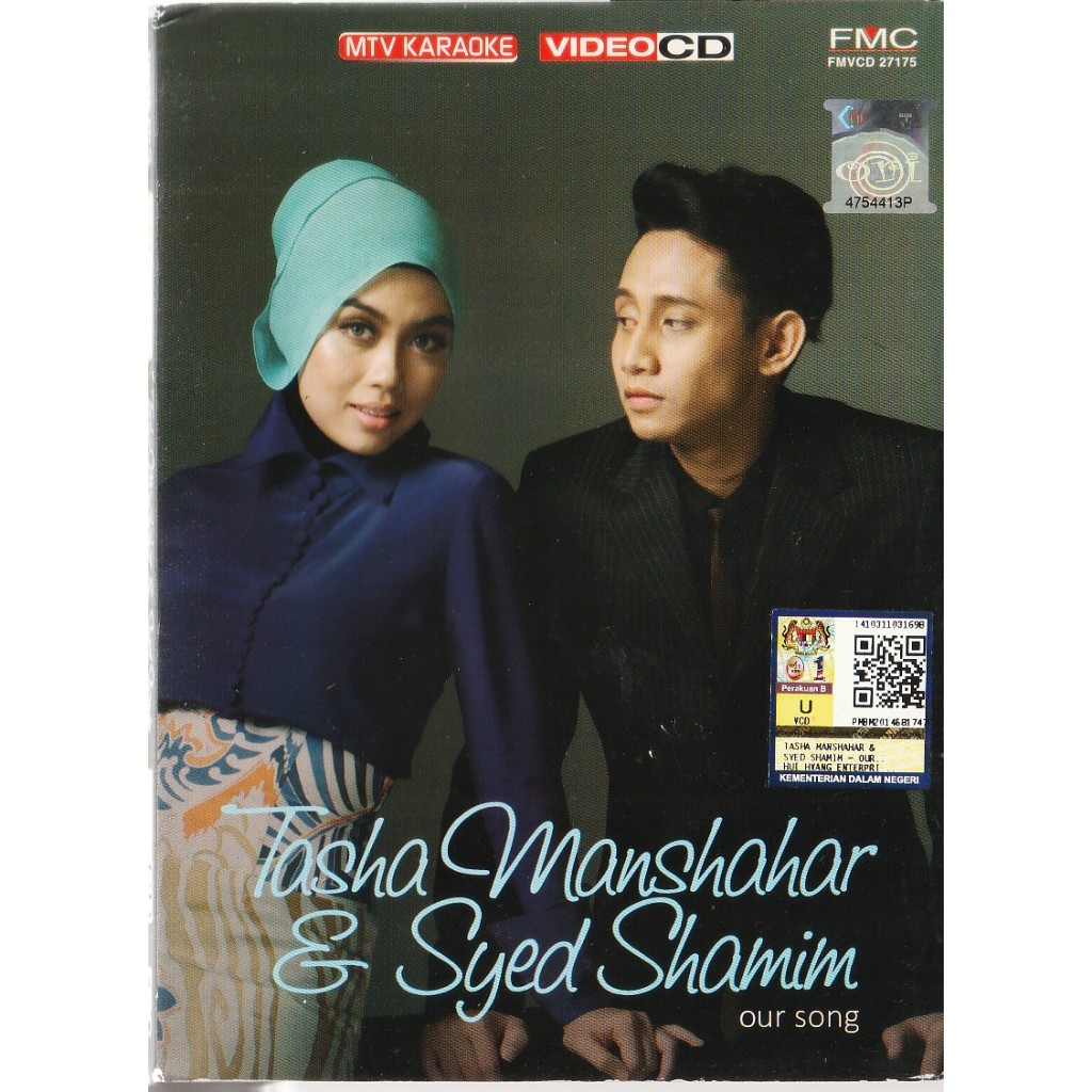 VCD TASHA MANSHAHAR & SYED SHAMIM : OUR SONG [ ORIGINAL MTV KARAOKE ] | Shopee Malaysia