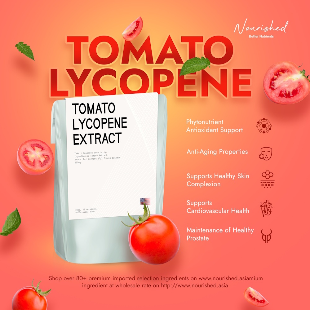 Nourished Tomato Lycopene Extract 250mg 66 Servings (USA) | Shopee Malaysia