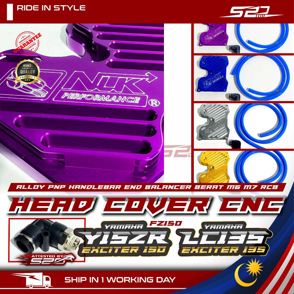 Racing Head Cover NLK Performance YAMAHA Y15 LC135 FZ150 Engine ...