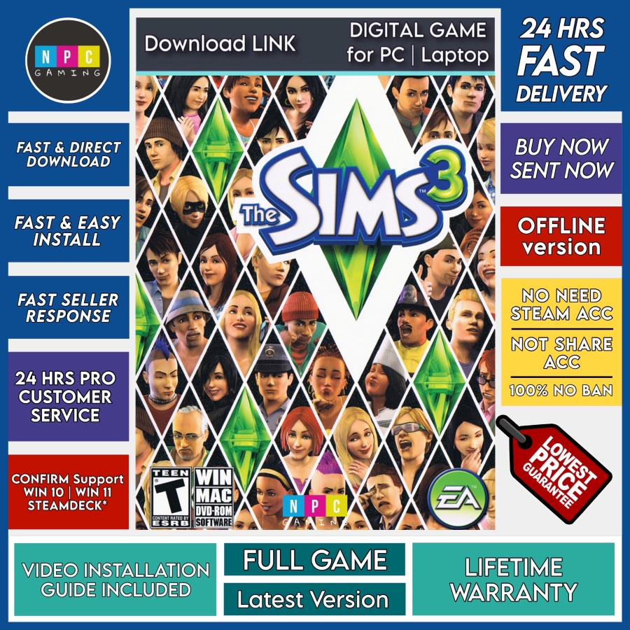 [PC Game] The Sims 3 Complete Edition (+ All DLCs unlocked) - Offline ...