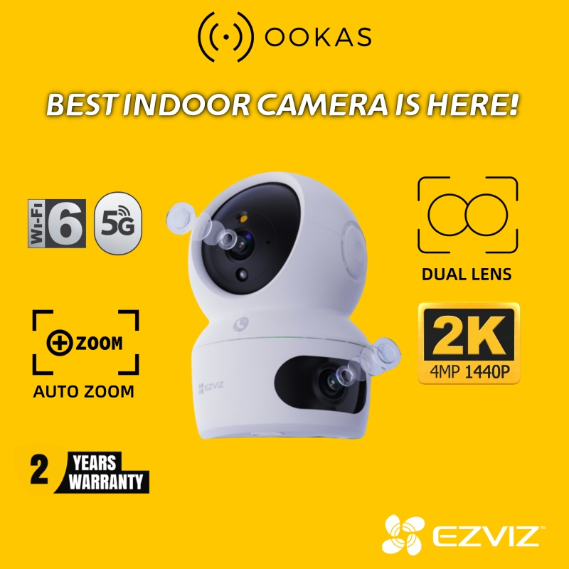 Ezviz H7C Dual Lens (4MP + 4MP) Pan/Tilt Two Way Talk Color Night ...