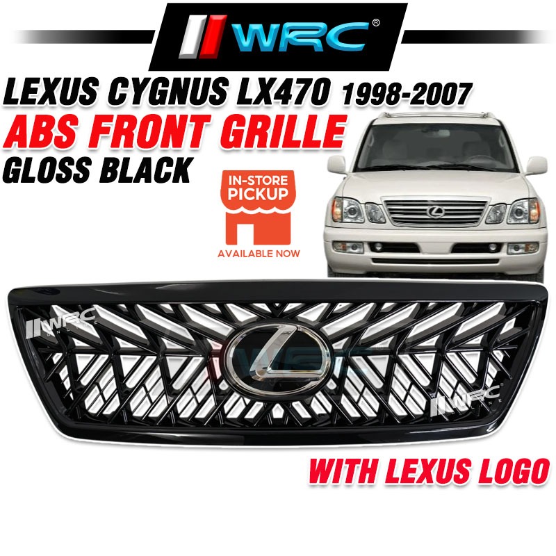 Lexus Cygnus LX470 1998 - 2007 ABS Front Grille ( Gloss Black ...