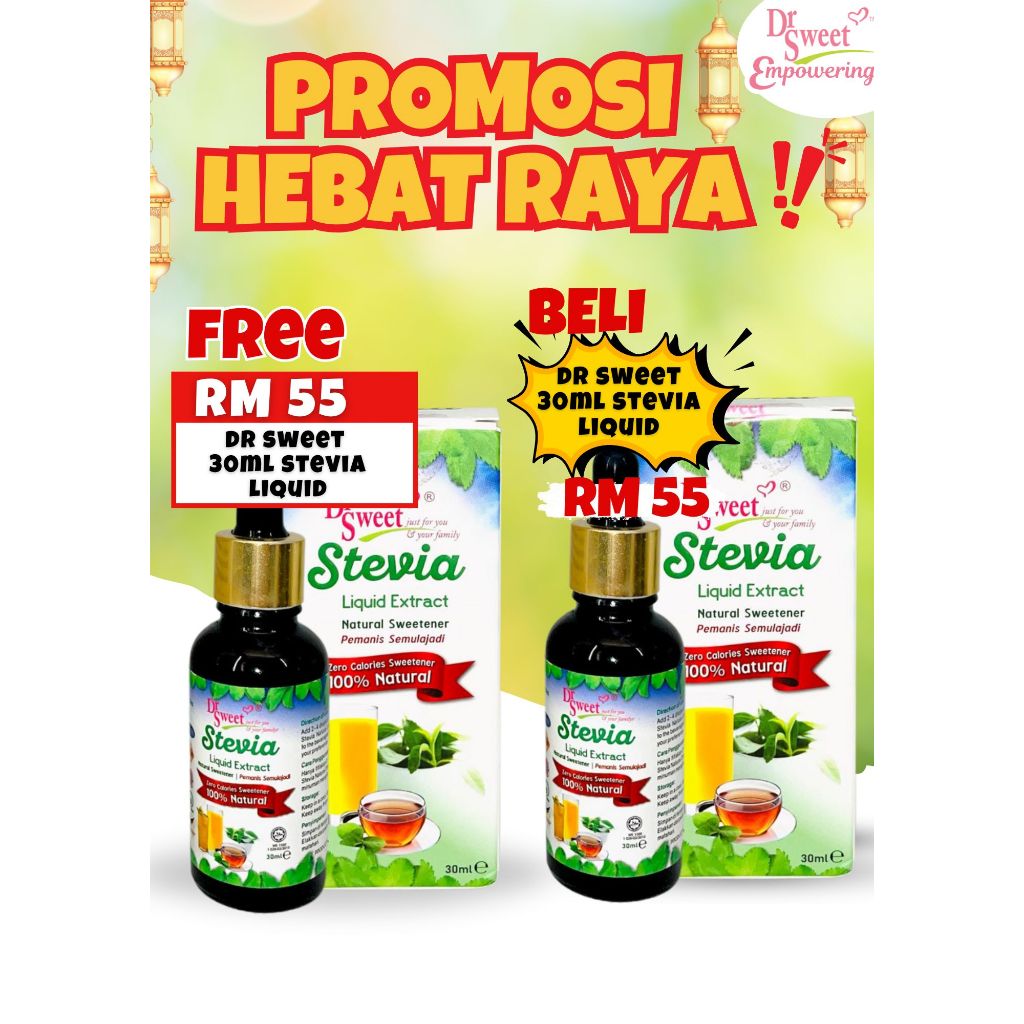 𝐁𝐔𝐘 𝟏 𝐀𝐍𝐃 𝐆𝐄𝐓 𝐅𝐑𝐄𝐄 𝟏 30ML ORIGINAL STEVIA EXTRACT LIQUID DROPS | Shopee ...