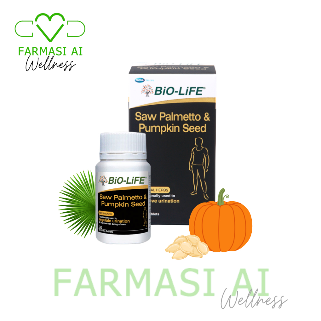 Bio-Life Saw Palmetto & Pumpkin Seed (30 Tablets) (EXP : 01/2027 ...