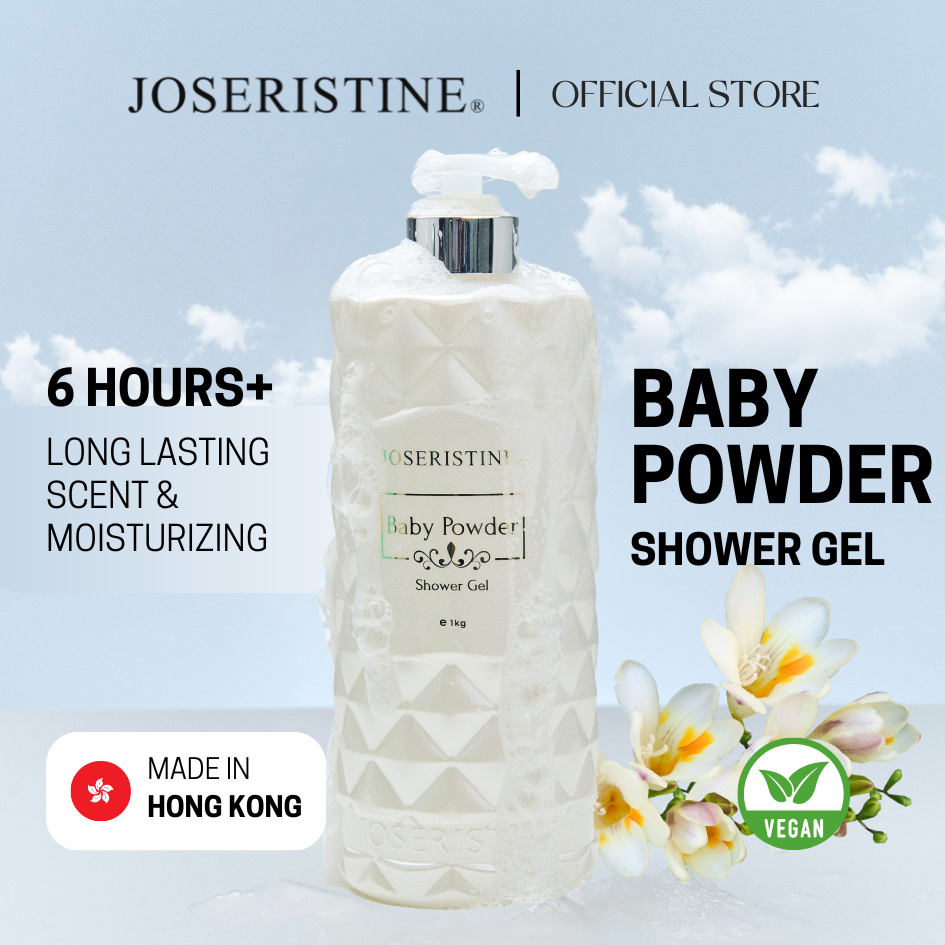 JOSERISTINE Powder Scent Perfume Shower Gel 1000ml/ 100% Vegan | Shopee ...