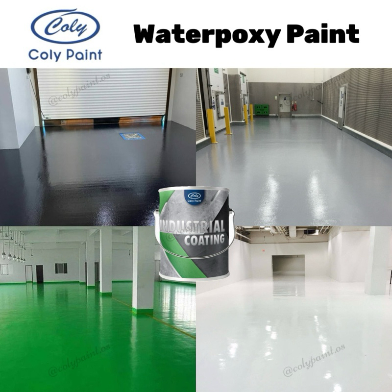 COLY Waterpoxy Aqua Epoxy Paint 5L Heavy Duty Epoxy Paint Epoxy Lantai ...
