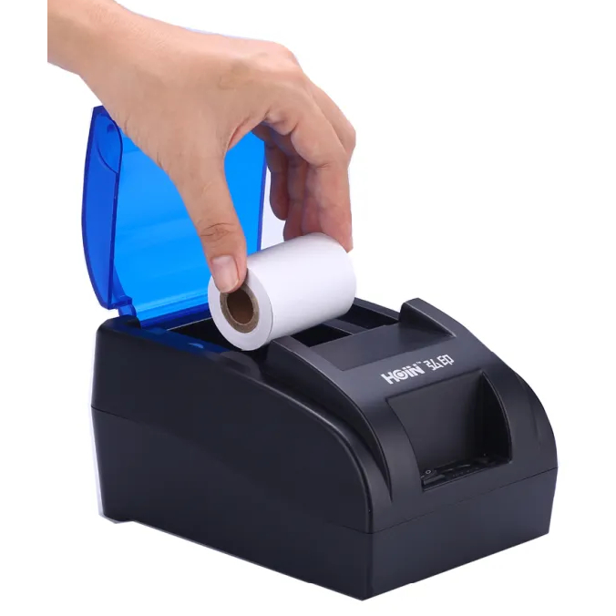 Thermal Printer Bluetooth Receipt Printer Cash Drawer 58mm Label Printer USB For TopUp Mobile ...