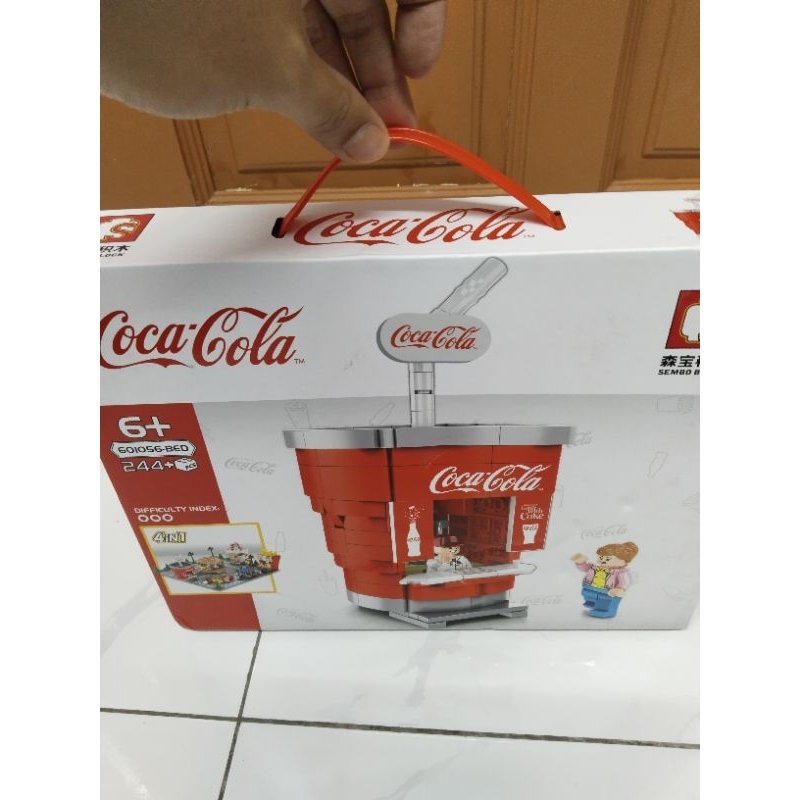 (China Version) Coca Cola Coke Lego Building blocks | Shopee Malaysia