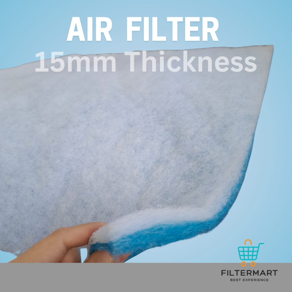 [READY STOCK] AIR FILTER, BLUE WHITE FILTER MEDIA, SPRAY BOOTH FILTER ...