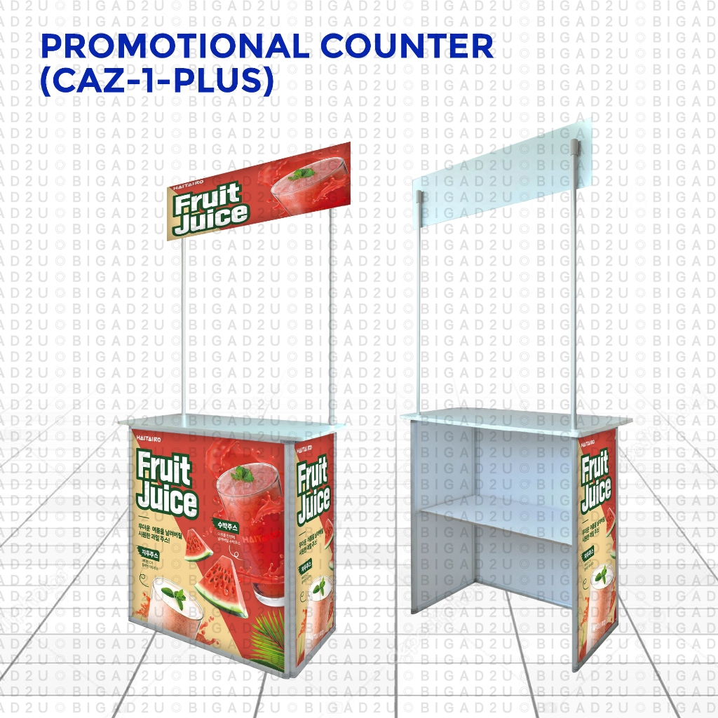 Aluminum Promotional Counter Sampling Booth | Shopee Malaysia