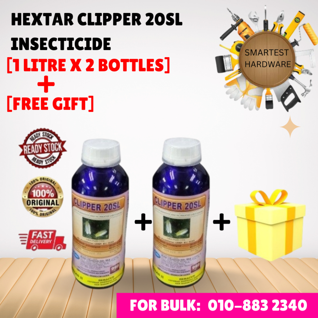 Hextar Clipper 20SL Insecticide x2/ acetamiprid 20%/ Racun Lalat Putih ...