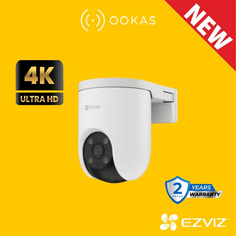 EZVIZ H8c Pro 4K 8MP & H8c 2MP Outdoor Security 360 Pan Tilt WiFi CCTV ...