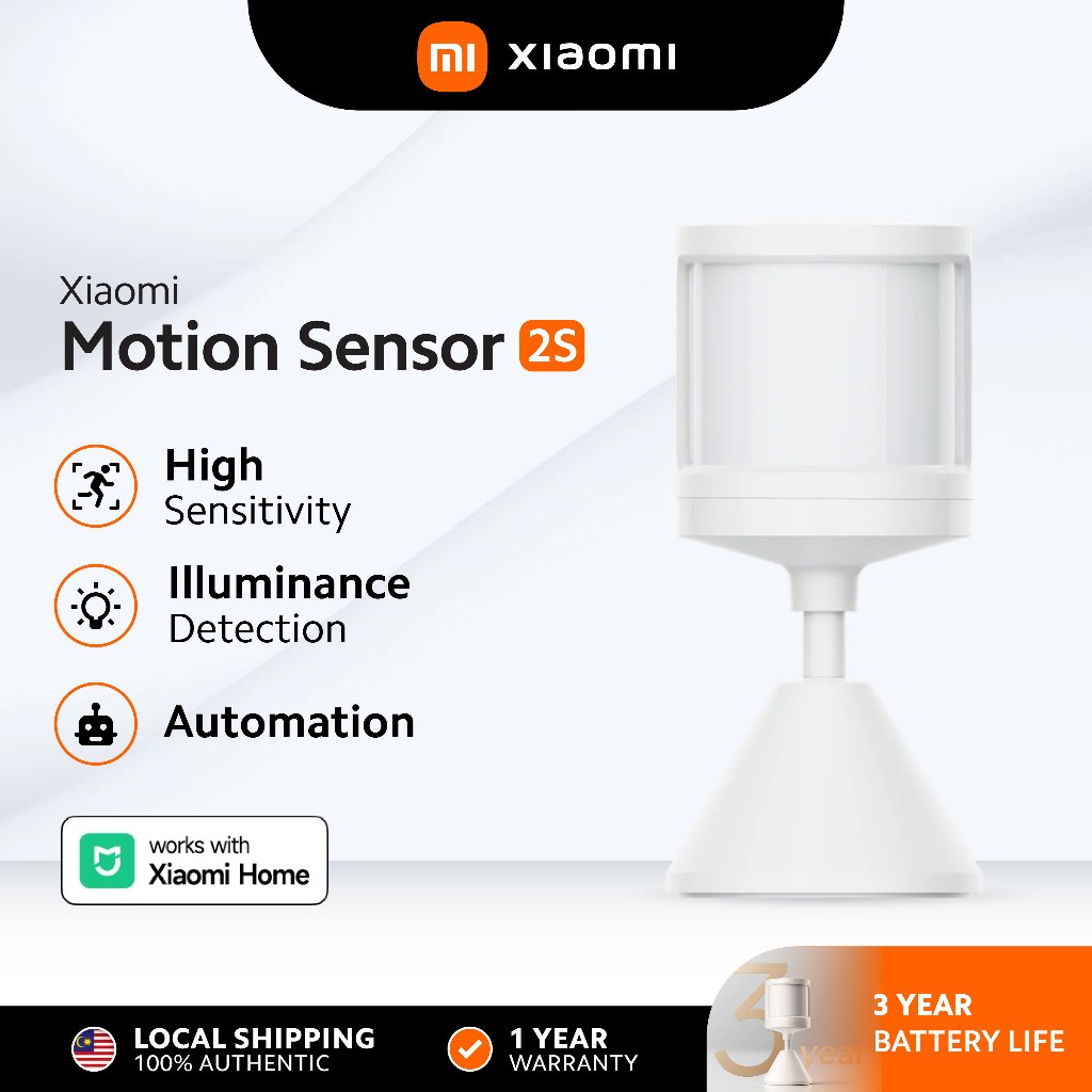 Xiaomi Motion Sensor 2S | Smart Home Sensor | Intelligent Linkage ...