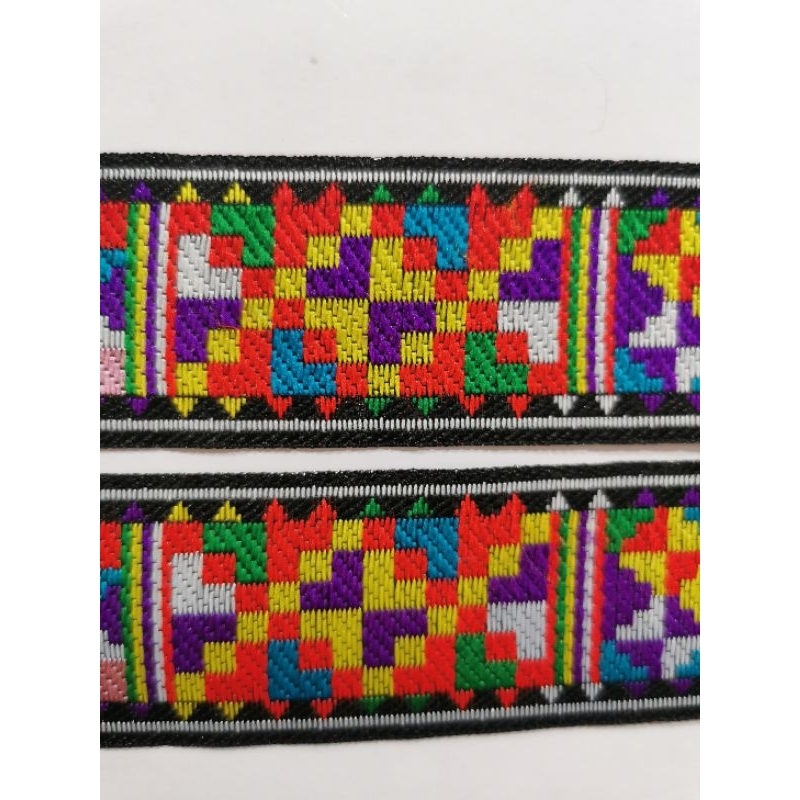 Sabah Traditional Linangkit Lace 3.8cm A1-1 30M Ready Stock-Rungus ...