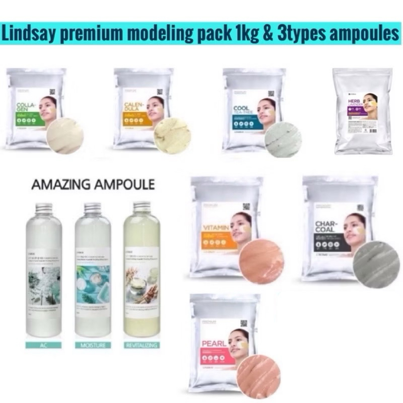 [Ready Stock] Lindsay Premium 7 types Modeling Mask 1kg 软膜 *no mask ...