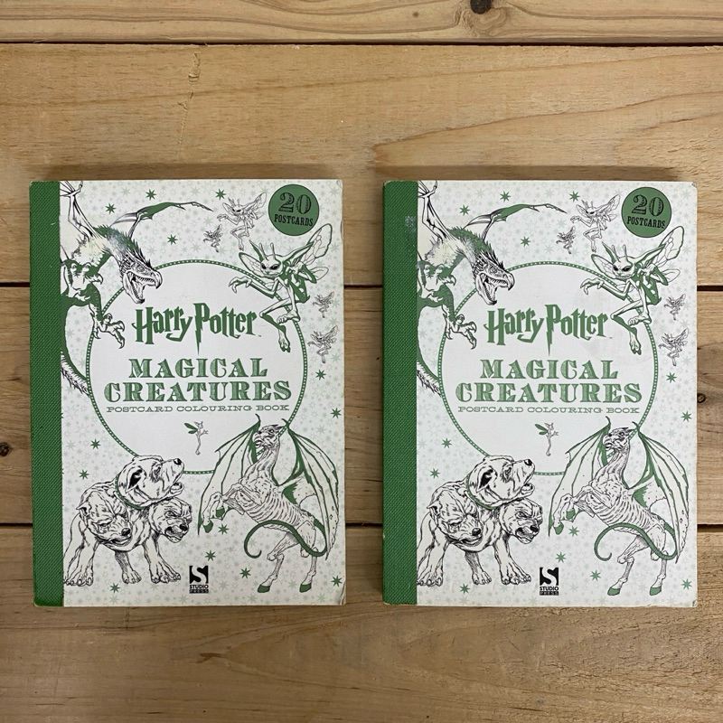 Harry Potter Magical Creatures Postcard Colouring Book (20 postcards ...