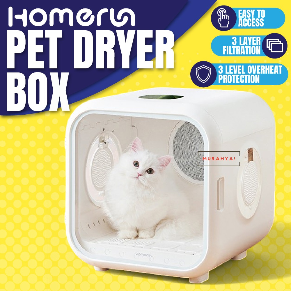 Homerun Cat dryer automatic pet blower box Pengering bulu kucing ...