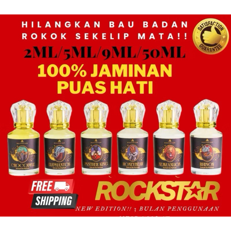 SUPEROFFER!!!💯ROCKSTAR PERFUME DECANT SET (ready stock) ORIGINAL HQ💯 ...