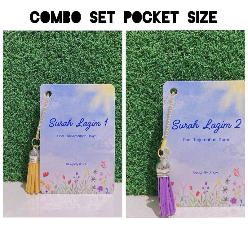 Set Surah Surah Lazim Bahagian 1 dan 2, Rumi dan Terjemahan | Shopee ...