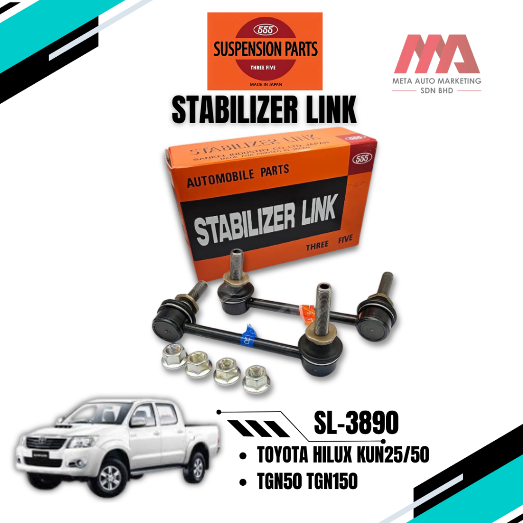 555 JAPAN STABILIZER LINK ABSORBER LINK TOYOTA HILUX KUN25/50 TGN50 ...