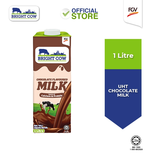 Bright Cow Chocolate Flavoured UHT Milk (1L) | Shopee Malaysia