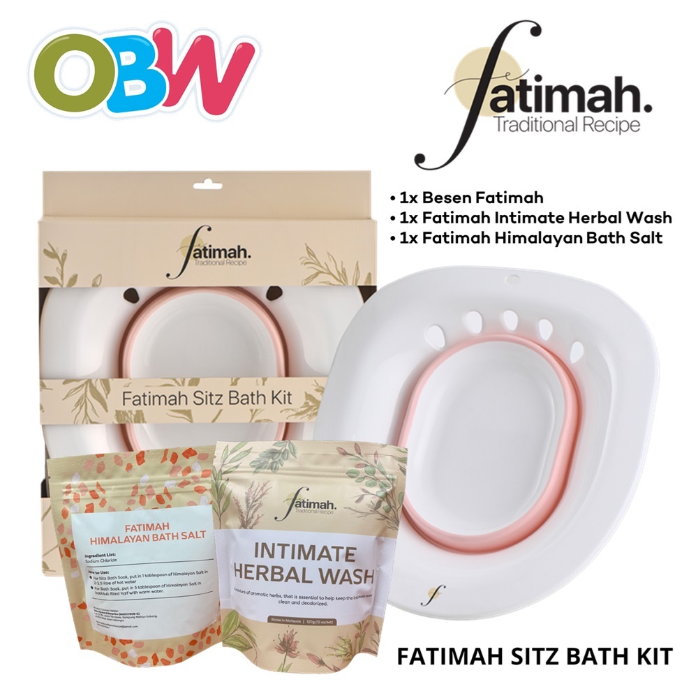 Fatimah Sitz Bath Kit Confinement (Pantang) Set | Set Bertangas ...