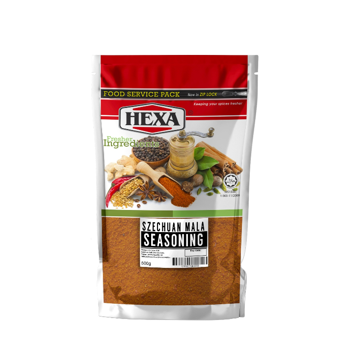 HEXA Szechuan Mala Seasoning 500gm Food Service Packaging | Shopee Malaysia
