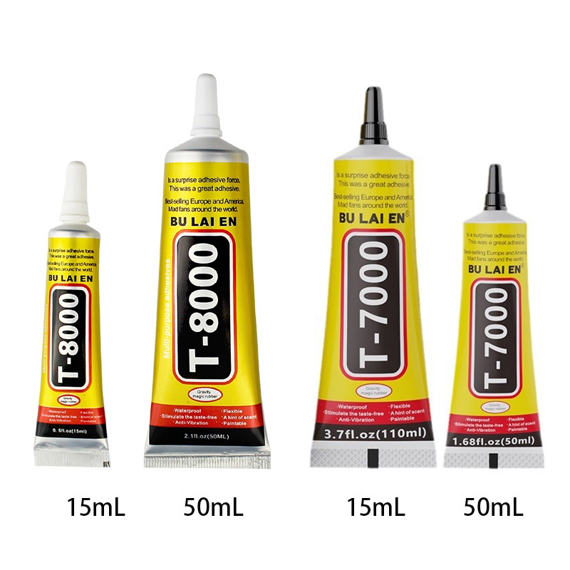 T7000 T8000 Glue Multi Purpose Adhesive Glue Mobile Phone Screen LCD Repair Black Glue Crystal ...