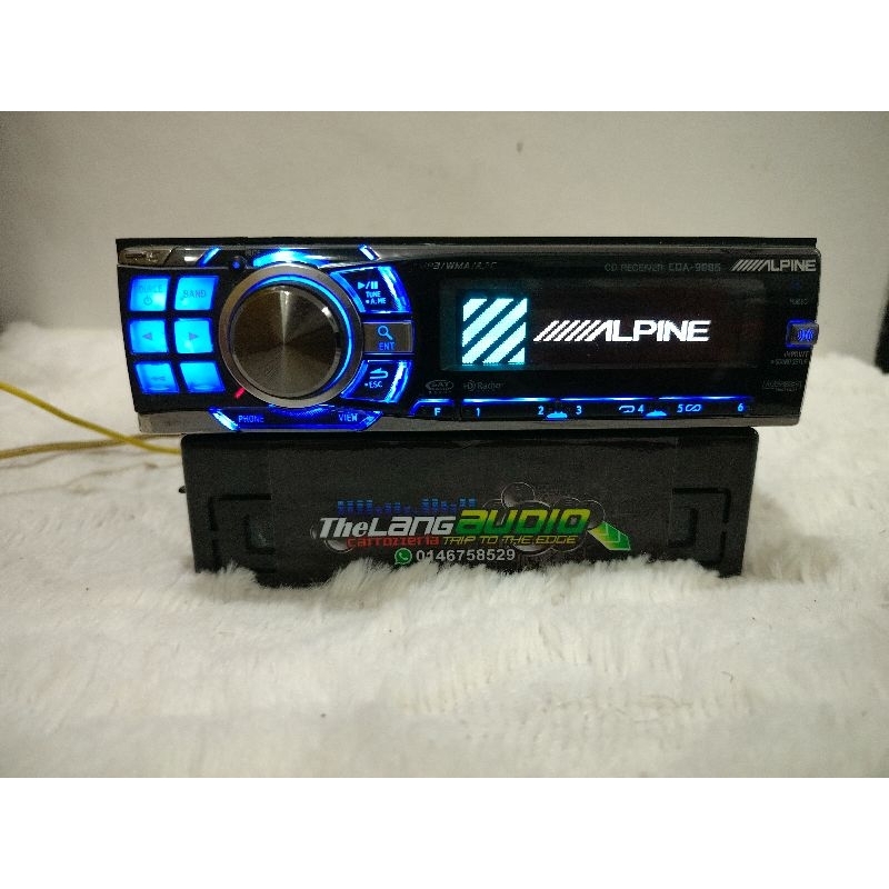 single din alpine cda-9886 | Shopee Malaysia