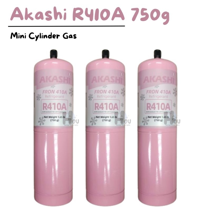 [READY STOCK] Akashi R410A Gas Mini Cylinder Gas Home aircond 750g | Shopee Malaysia